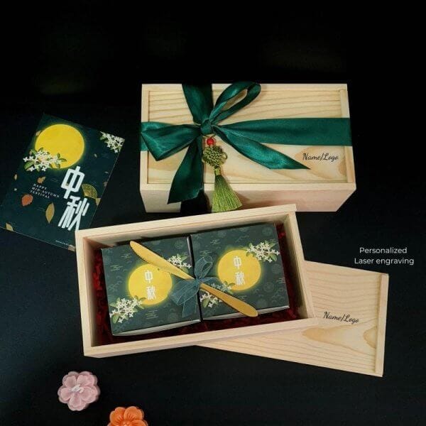 Custom Corporate Mooncake Gift Box for Mid-Autumn Festival