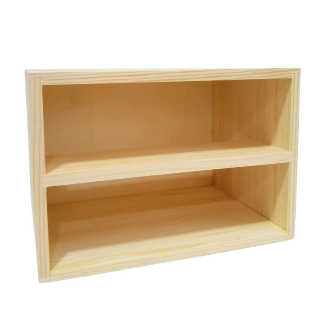 Double Decker Wooden Box - In C Studio . Gift